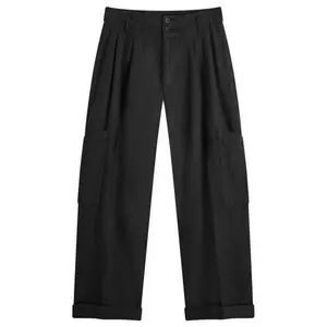 You Must Create Grease Wide Trousers - Black