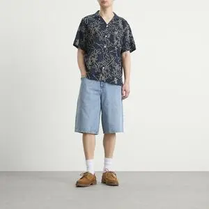 FORET Peer Embroidery Regular Fit Ss Shirt