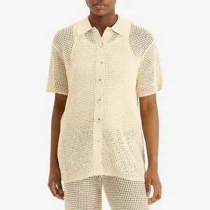 Good American Crochet Shirt