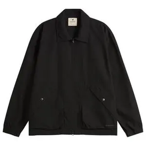 SNOW PEAK Light Dobby Cloth Harrington Jacket - Black