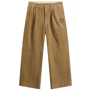 HUMAN MADE Corduroy Pleated Trousers - Beige