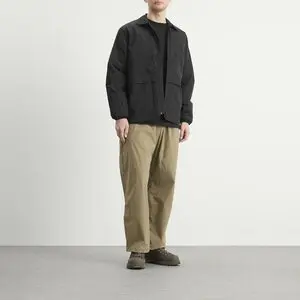 SNOW PEAK Recycled Cotton T-shirt - Black