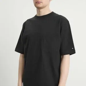 SNOW PEAK Recycled Cotton T-shirt - Black