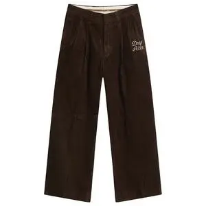 HUMAN MADE Corduroy Pleated Trousers - Brown