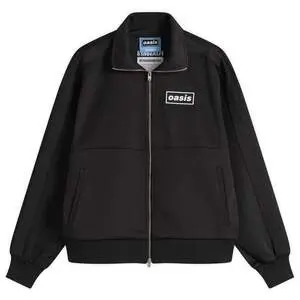 PLEASURES X Oasis Forever Track Jacket - Black