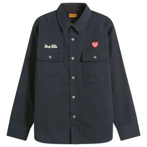 HUMAN MADE Work Shirt With Graphic Back Print