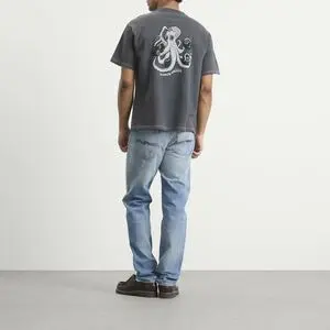 Nudie Jeans Koffe Knock-topus T-shirt
