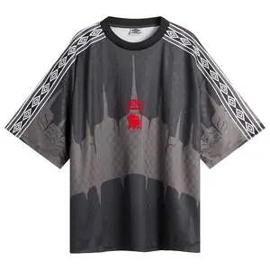 UMBRO BY SLAM JAM History Tape Kit Jersey - Black/red/anthracite