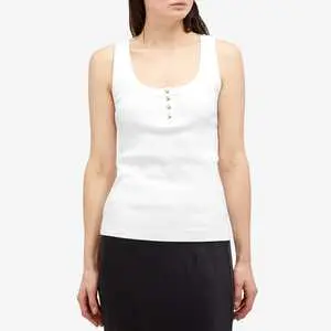 ANINE BING Alessia Tank Top - Ivory