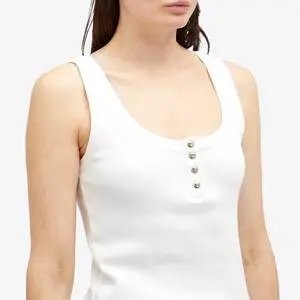 ANINE BING Alessia Tank Top - Ivory