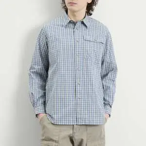 Gramicci Poplin Millwood Shirt - Blue
