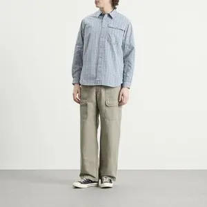 Gramicci Poplin Millwood Shirt In | Size: | 100% Cotton | End Clothing - Blue