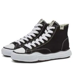 Mihara Yasuhiro Original Sole Canvas High-top Sneakers - Black