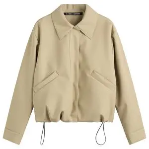 KASSL EDITIONS Short Bomber Jacket - Beige