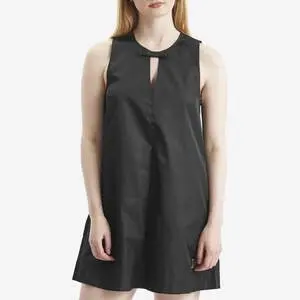 GANNI Duchesse Nylon Mini Dress With Bow Detail