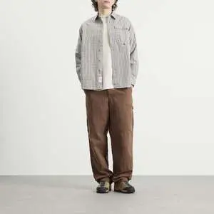 Gramicci Poplin Millwood Shirt In | Size: | 100% Cotton | End Clothing - Brown