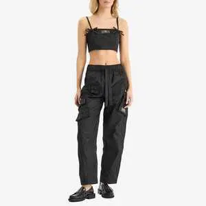 GANNI Duchesse Nylon Strap Top