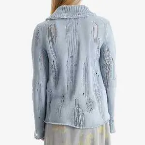 Acne Studios Kummer Cord Mouline Polo Neck Jumper