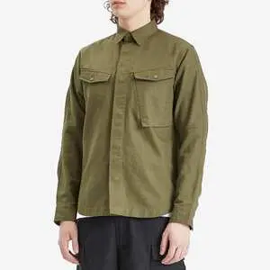 MAHARISHI Organic Twill Miltype Custom Overshirt