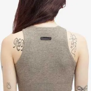 Fear Of God Waffle Sport Tank Top - Heather Gray