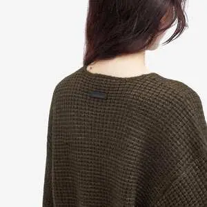 Fear Of God Heavy Waffle Cropped Sweatshirt