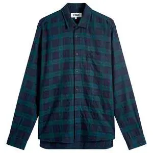 You Must Create Curtis Check Shirt - Navy Multi