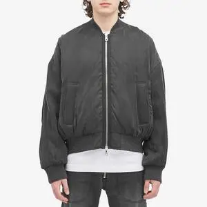 COLE BUXTON Cupro Bomber Jacket