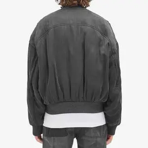 COLE BUXTON Cupro Bomber Jacket