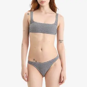 Good American Gingham Good 90s Bottom