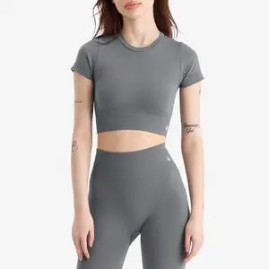 4TH & RECKLESS Brogan Sports Crop Top - Grey