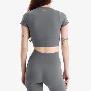 4TH & RECKLESS Brogan Sports Crop Top - Grey