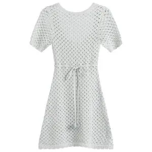 MY MUM MADE IT Lace Knit Mini Dress - Mint