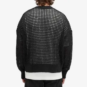 COLE BUXTON Open Weave Knitted Jumper