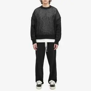 COLE BUXTON Open Weave Knitted Jumper