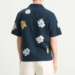 WAX LONDON Didcot Flower Applique Vacation Shirt