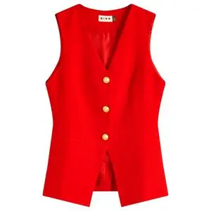 Rixo Ingrida Tailo Vest Top - Red