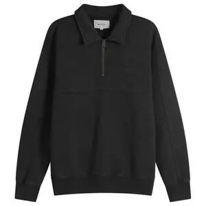 HERESY Green Quarter Zip Sweatshirt - Ash
