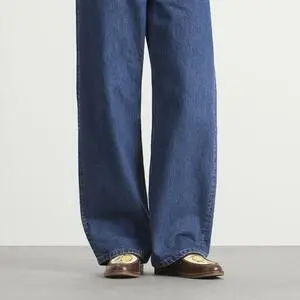 DUKE + DEXTER Wilde Lemon Raffia Penny Loafer