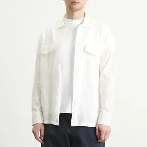 Universal Works Arten Seersucker Attendant Overshirt