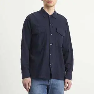 Universal Works Arten Seersucker Attendant Overshirt