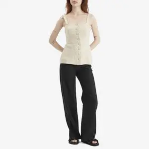 Faithfull The Brand Ilride Linen Pants - Black