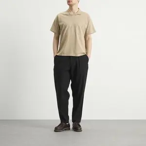 Universal Works Rugby Jersey Oversized Vacation Polo - Sand