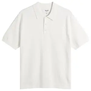 WAX LONDON Naples Retro Diamond Knit Polo