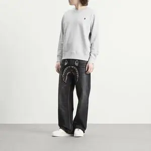A BATHING APE One Point Crew Neck Sweatshirt