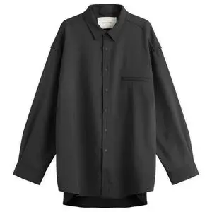 ENTIRE STUDIOS Giant Wool Shirt - Black