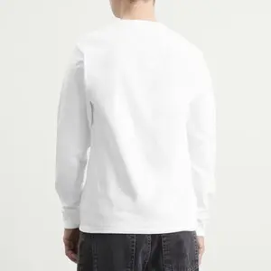 A BATHING APE Long Sleeve College T-shirt - White