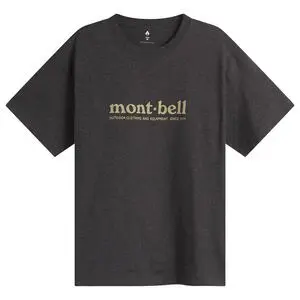 MONTBELL Pear Skin Cotton Logo T-shirt