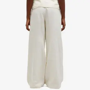 ST. AGNI Minimal Fold Trousers - Ivory