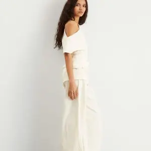 ST. AGNI Asymmetric Mini Dress
