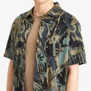 THISISNEVERTHAT Jacquard Pattern Shortsleeve Shirt